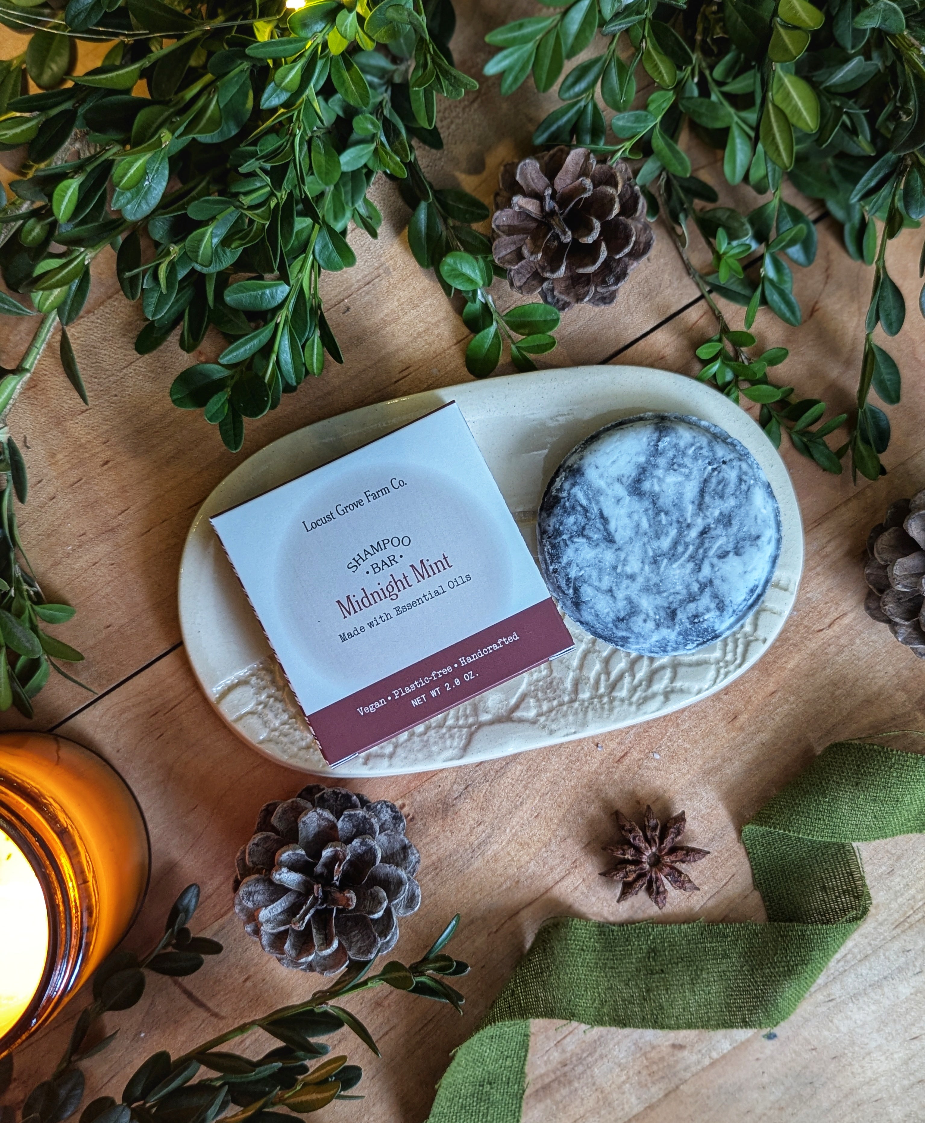 Midnight Mint Limited Edition Shampoo Bar – Locust Grove Farm Co